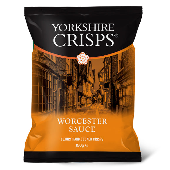 YORKSHIRE CRISP WORCESTER SAUCE CRISPS (40g) x 24 – Zepbrook