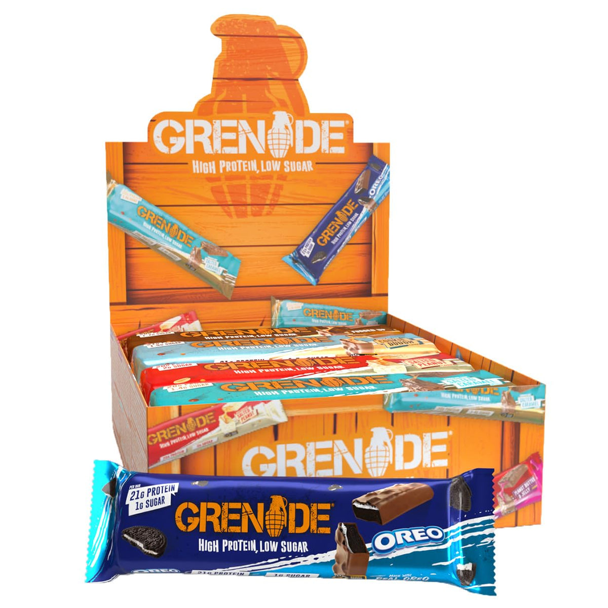 GRENADE CARB KILLA HIGH PROTEIN BAR SELECTION BOX (60g) x 12 – Zepbrook