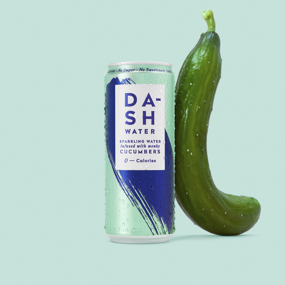 DASH WATER SPARKLING CUCUMBER CANS (330ml) x 12 – Zepbrook