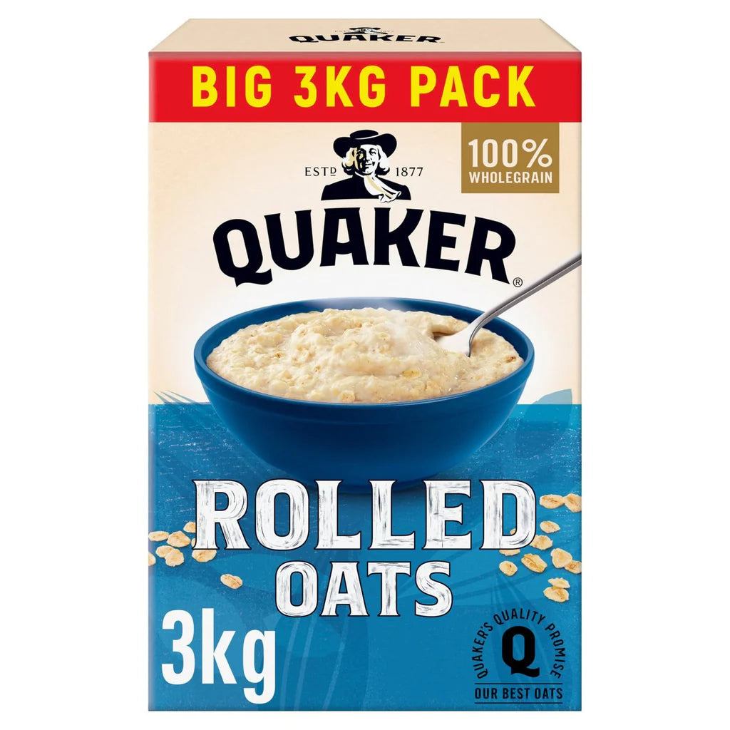 QUAKER ROLLED OATS PORRIDGE (3kg) – Zepbrook