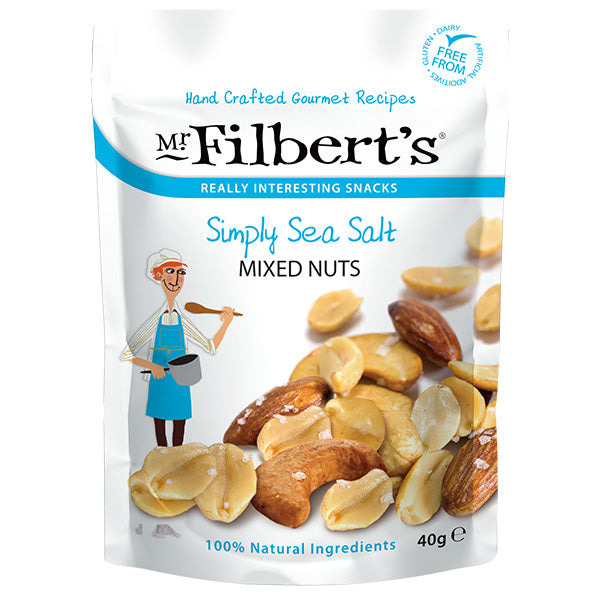 MR FILBERTS SEA SALT MIXED NUTS (40g) x 20 – Zepbrook