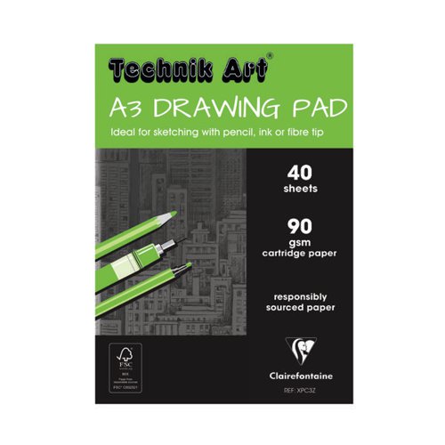 TECHNIK ART DRAWING PAD A3 90GSM XPC3 – Zepbrook
