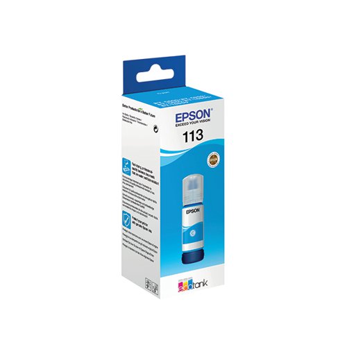EPSON 113 ECOTANK INK BOTTLE PIGMENT CYAN C13T06B240 – Zepbrook