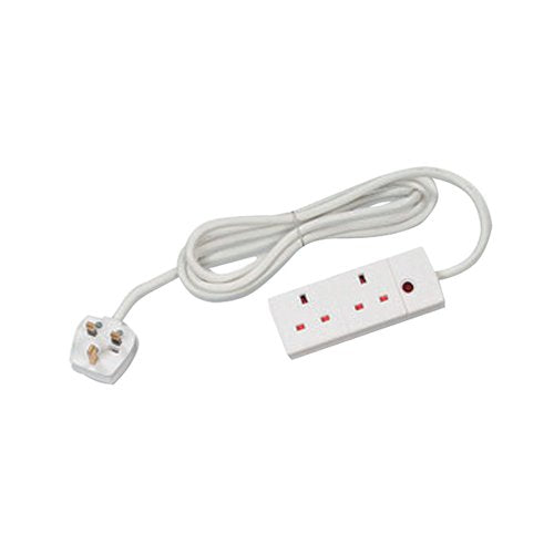 CED 2-WAY EXTENSION LEAD 13 AMP 5M WHITE CEDTS2513M – Zepbrook