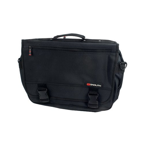MONOLITH MICROFIBRE SOFT SIDED BRIEFCASE BLACK 3192 – Zepbrook