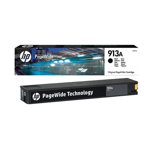 HP 913A ORIGINAL PAGEWIDE CARTRIDGE BLACK L0R95AE – Zepbrook