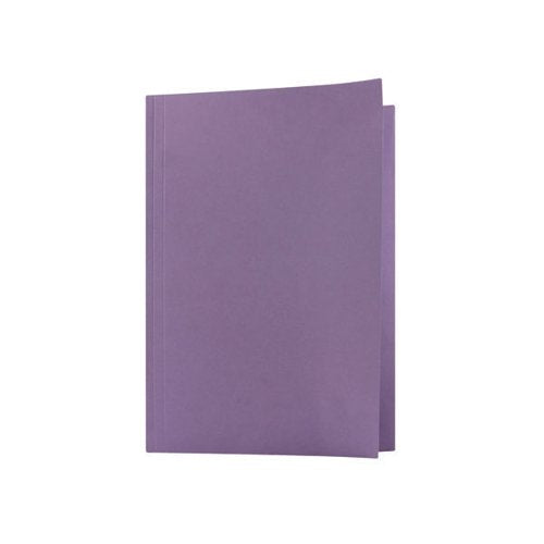 GUILDHALL SQUARE CUT FOLDER MEDIUMWEIGHT FOOLSCAP MAUVE (PAC – Zepbrook