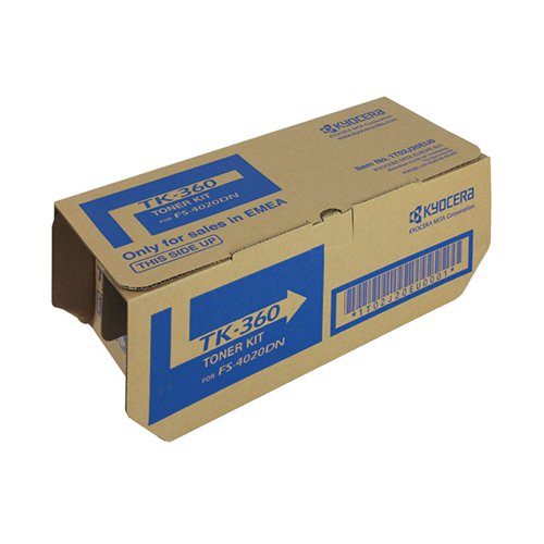 KYOCERA TK-360 TONER CARTRIDGE BLACK 1T02J20EUC – Zepbrook