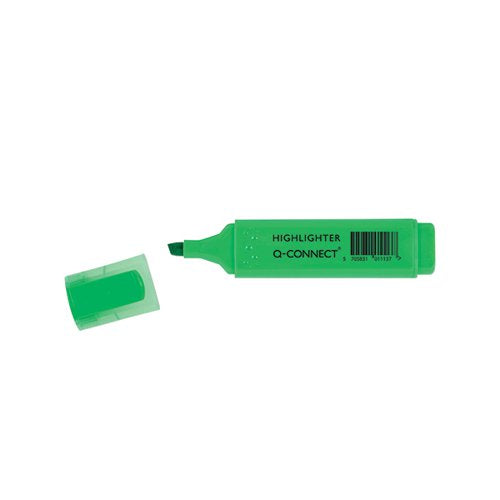Q-CONNECT GREEN HIGHLIGHTER PEN (10 PACK) KF01113 – Zepbrook