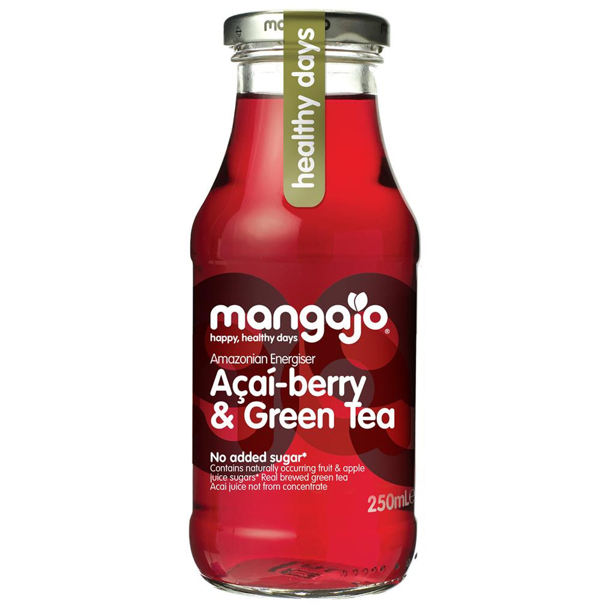 MANGAJO ACAI BERRY & GREEN TEA (250ml) x 12 – Zepbrook