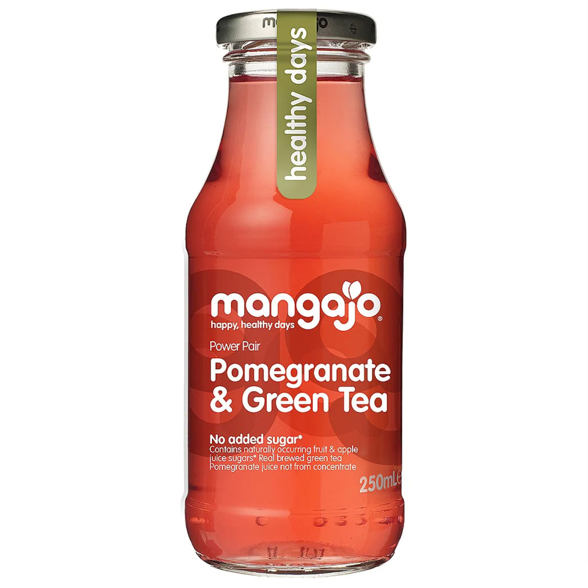 MANGAJO POMEGRANATE & GREEN TEA (250ml) x 12 – Zepbrook