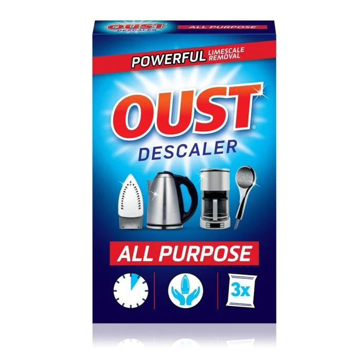 OUST ALL PURPOSE DESCALER (25ml x 3 sachets) x 6 boxes – Zepbrook
