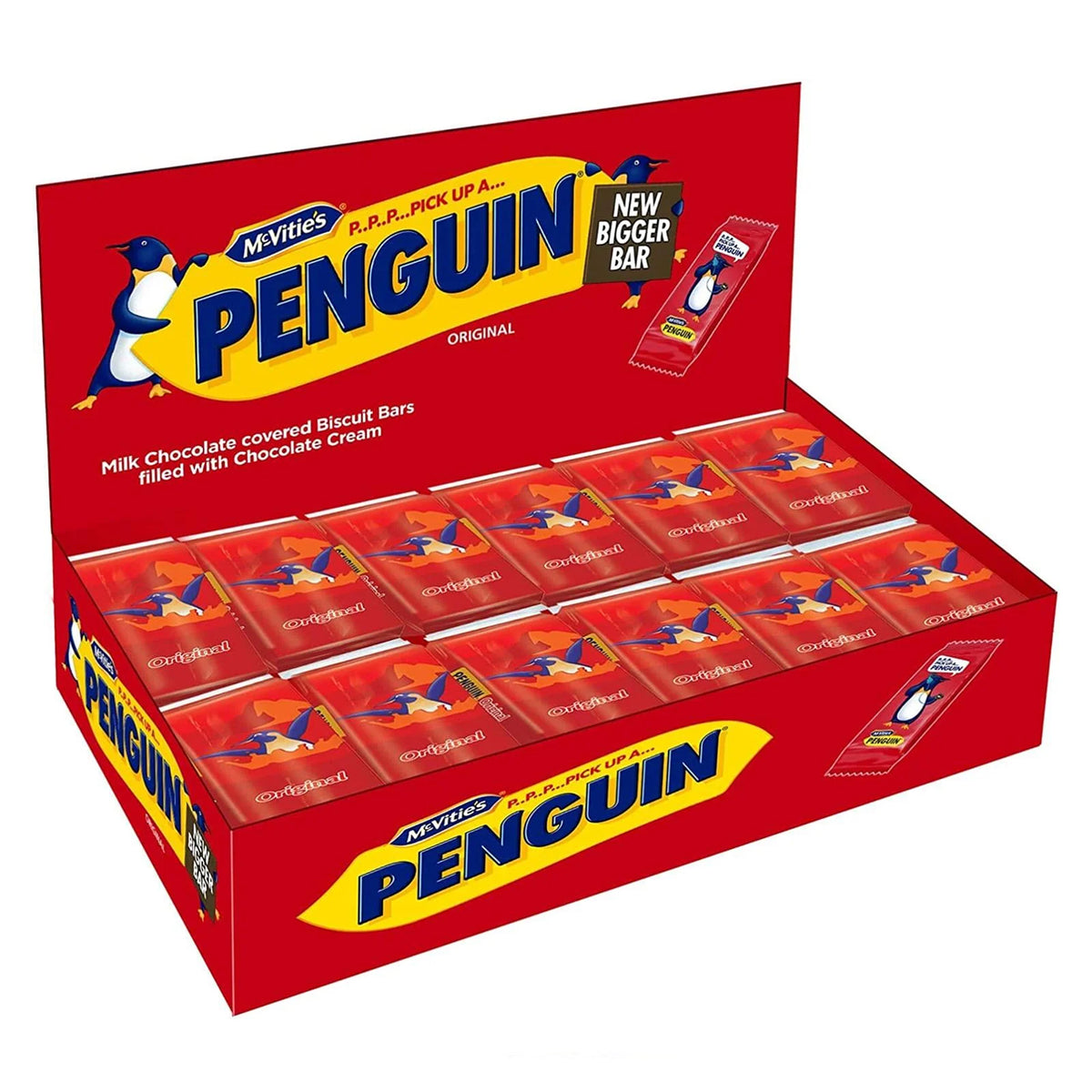 McVITIE'S PENGUIN BISCUIT BARS MILK CHOCOLATE (20.5g) x 48 – Zepbrook