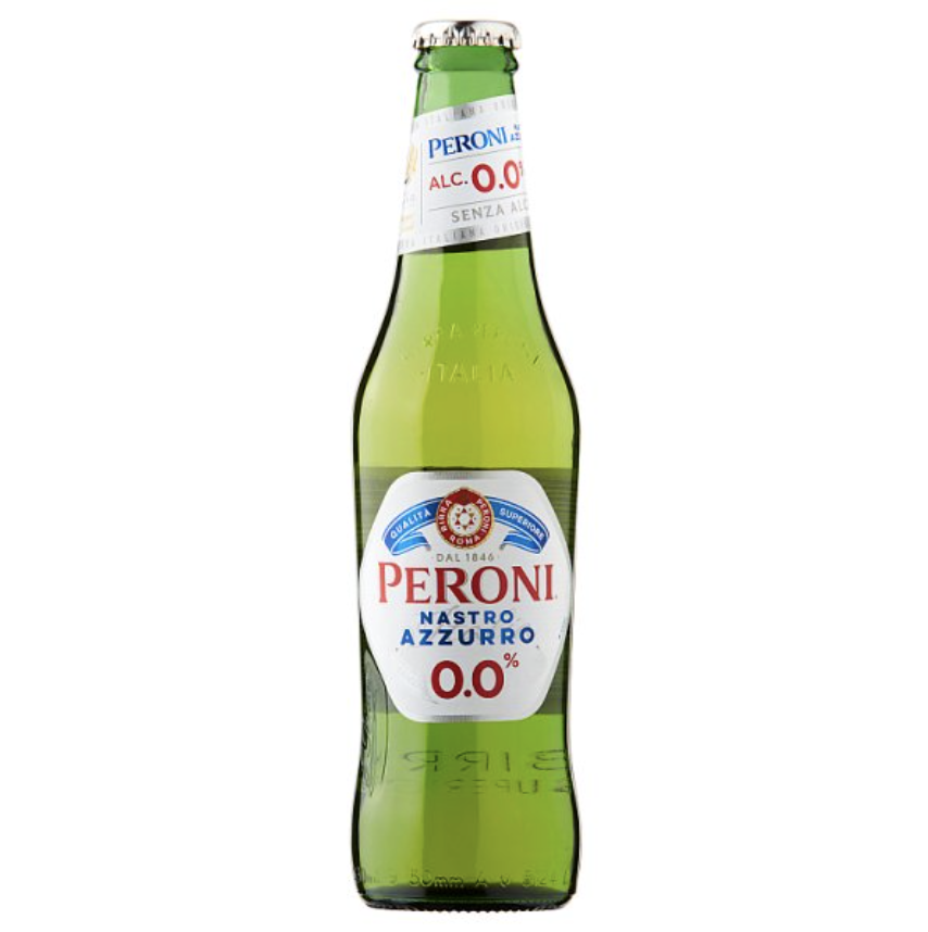 PERONI NASTRO AZZURRO ALCOHOL FREE BEER (330ml) x 24 – Zepbrook