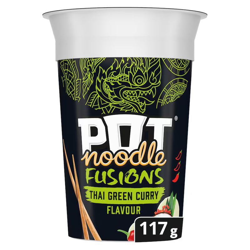POT NOODLE FUSIONS THAI GREEN CURRY INSTANT NOODLES (117g) – Zepbrook