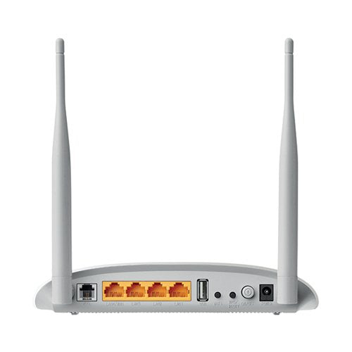TP-LINK 300MBPS WIRELESS N USB VDSL/ADSL MODEM ROUTER WHITE – Zepbrook