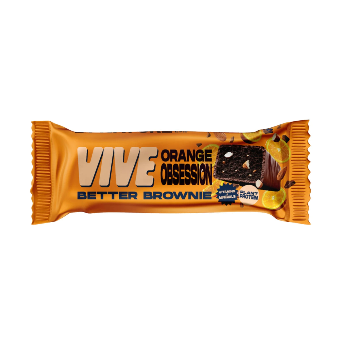 VIVE CHOC ORANGE OBSESSION BETTER BROWNIE (40g) x 15 – Zepbrook