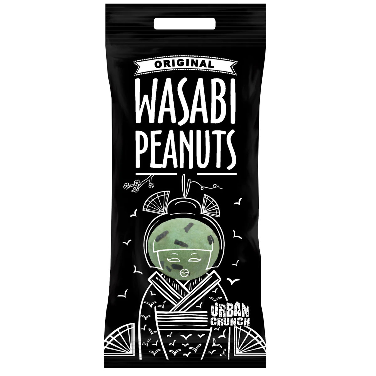 SUNBURST URBAN CRUNCH WASABI PEANUTS (40g) x 18 – Zepbrook