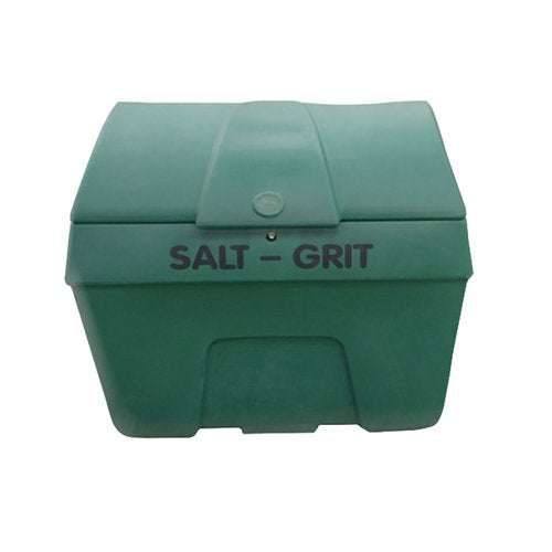 WINTER SALT/GRIT BIN LOCKABLE NO HOPPER 400 LITRE GREEN 3170 – Zepbrook